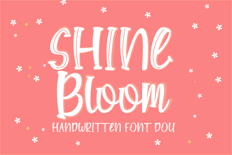 Shine Bloom - Display Font Duo - Rvandtype