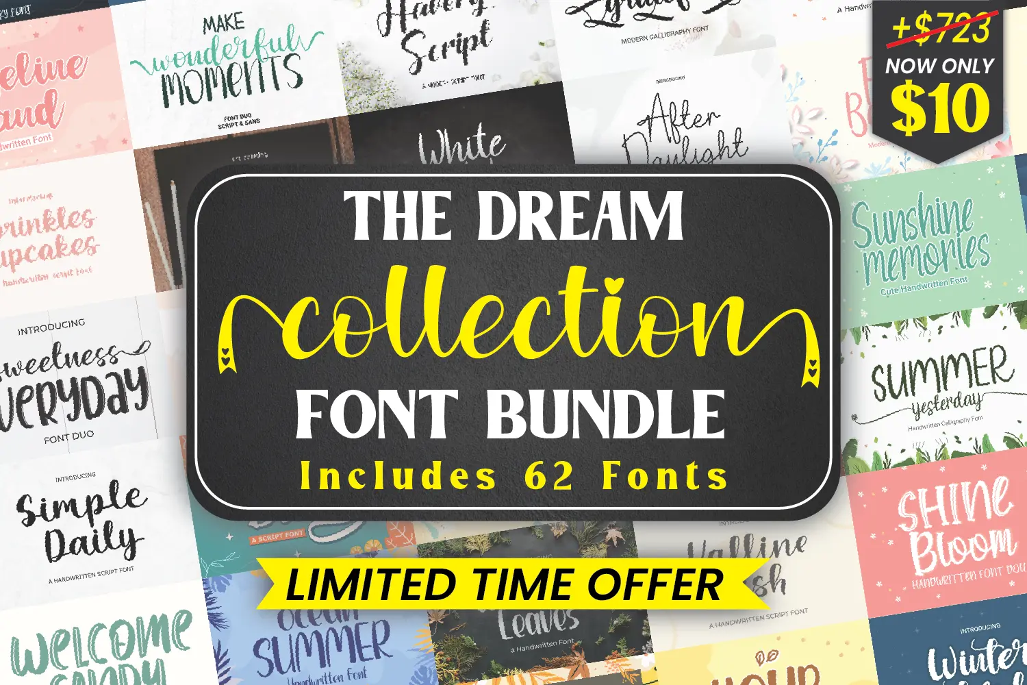 The Dream Collection Font Bundle - Rvandtype