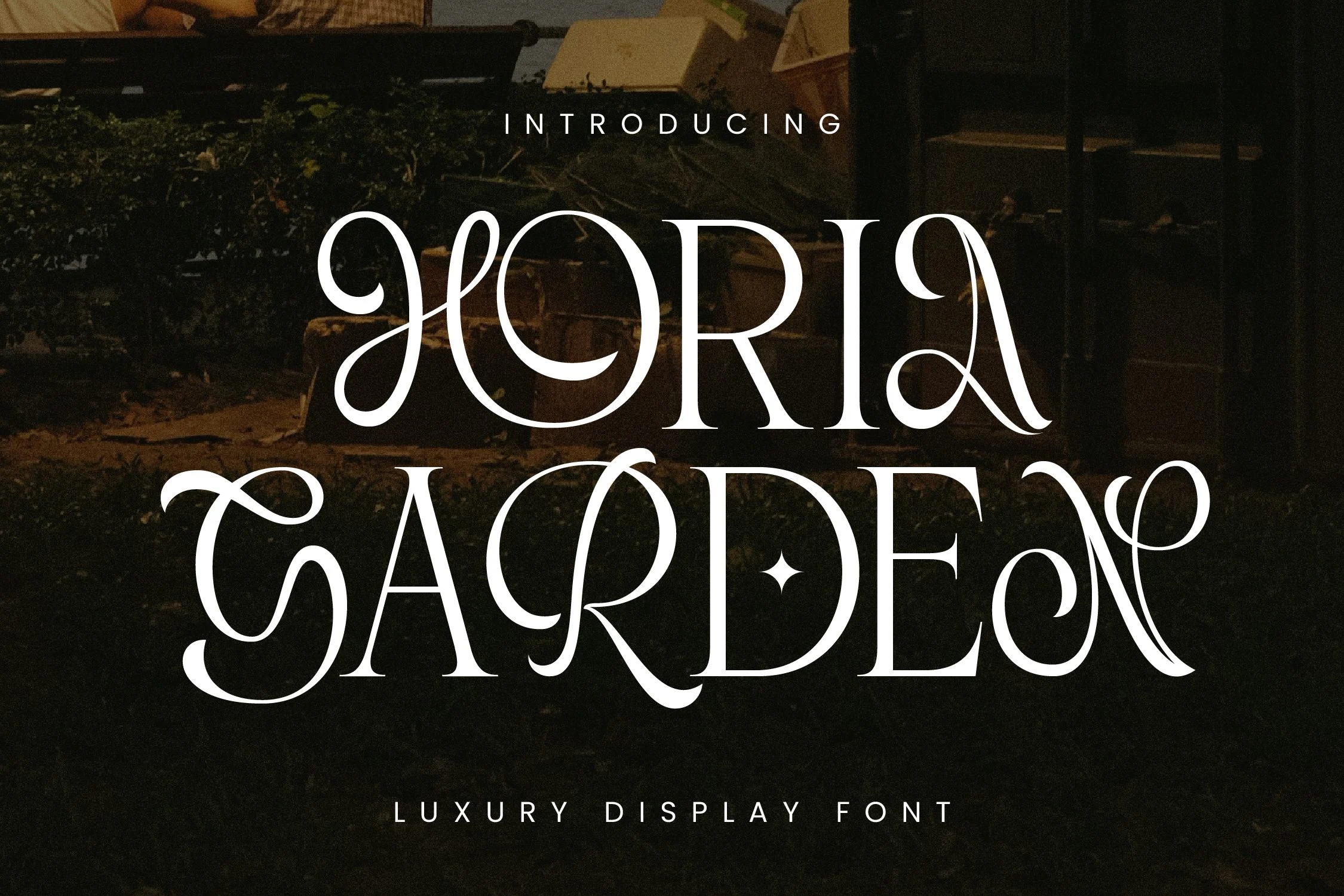 Horia Garden - Luxury Food Fonts - Rvandtype